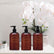 16 oz. Refillable Plastic Shampoo, Conditioner, Wash Shower Bottles wi ...