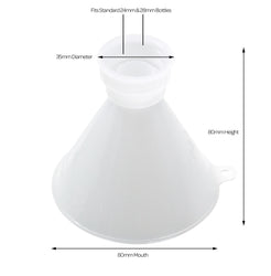2 Twist-On Plastic Funnel Set – BottifulHome