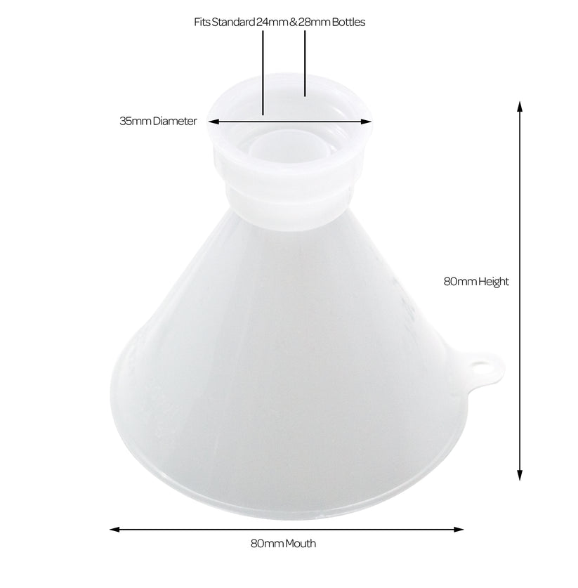2 Twist-On Plastic Funnel Set – BottifulHome